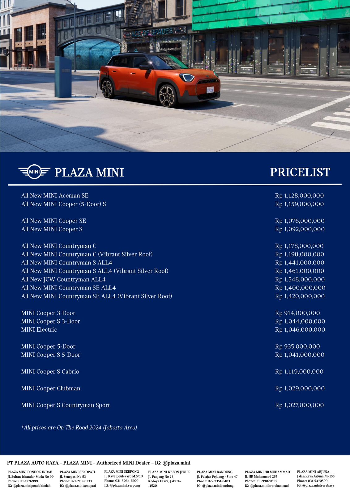 Harga MINI Cooper Jakarta 2024 | Mini Cooper Pondok Indah